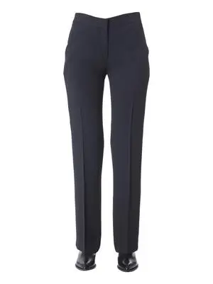 N°21 Pants With Side Band - Black