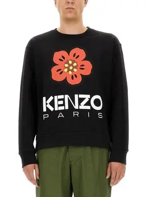 Kenzo Flower Boke Sweatshirt - Black