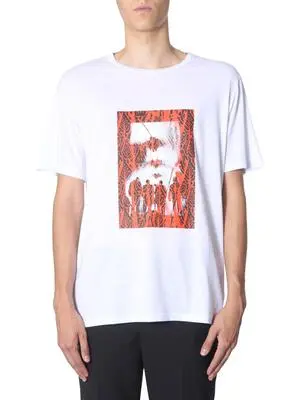 Neil Barrett Chaotic Subway' T Shirt - White