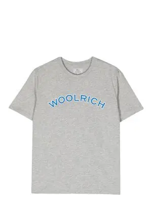 Woolrich Varsity Logo T-shirt - Grey