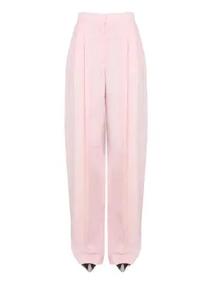 Alexander McQueen Wide Leg Pants - Pink