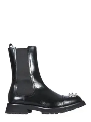 Alexander McQueen Studded Boots - Black