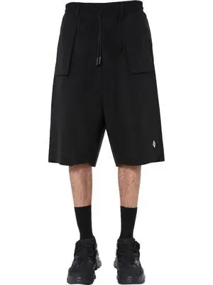 MARCELO BURLON COUNTY OF MILAN Bermuda Shorts - Black