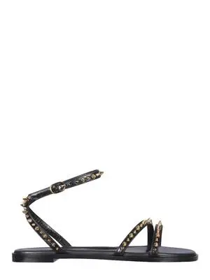 Alexander McQueen Studded Leather Sandals - Black