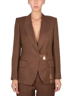 TOM FORD Padlocked Jacket - Brown