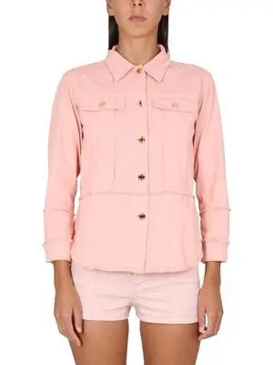 TOM FORD Cotton Denim Shirt - Pink