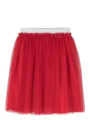 IL GUFO Tulle Skirt - Red