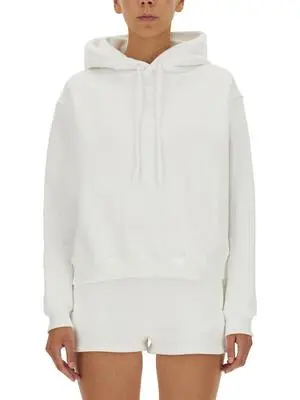 Alexander Wang Essential Oversized Sweatshirt - White