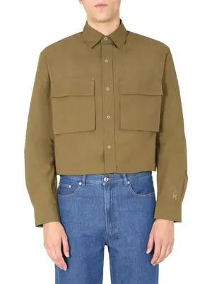 Kenzo Oversize Fit Shirt - Brown