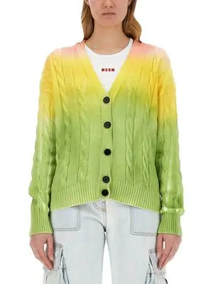 MSGM Degrade Cardigan - Multicolour