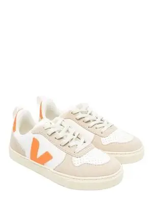 VEJA V-10 Leather Sneakers - White
