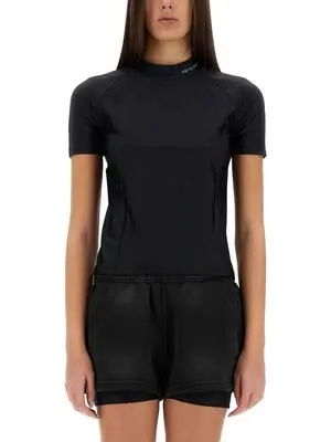 Alexander Wang T-shirt With Logo - Black