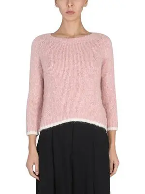 Aspesi Alpaca Blend Sweater - Pink