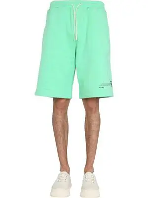 MSGM Bermuda Shorts - Green