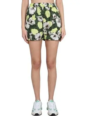 MSGM Shorts With Elastic Waistband - Multicolour