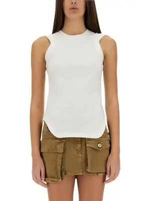Attico Reese Tank Top - White
