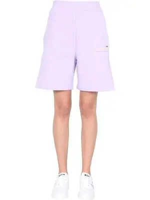 MSGM Bermuda Shorts - Lilac