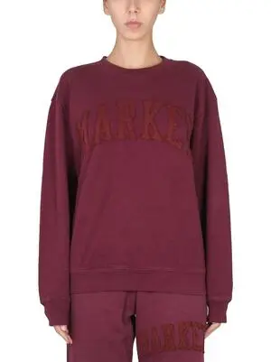 MARKET Vintage Wash Sweatshirt - Bordeaux