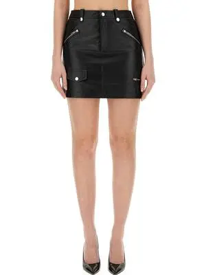 Moschino Midi Skirt - Black