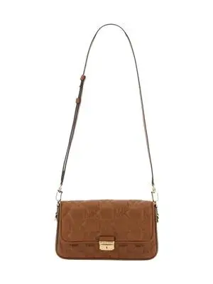 Michael Kors Shoulder Bag With Adjustable Strap - Buff