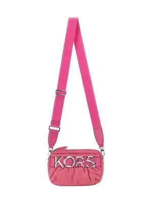Michael Kors Camera Bag With Logo - Fuchsia
