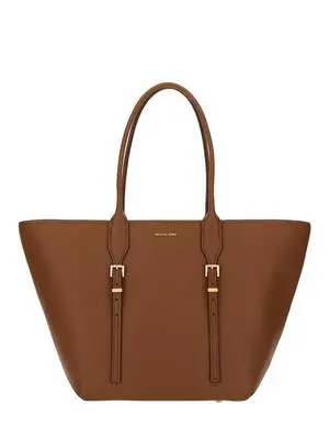 Michael Kors Leather Tote Bag - Brown