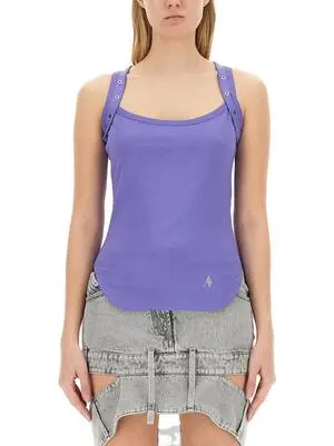 Attico Tops With Logo - Lilac