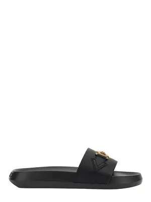 Versace Slide Sandal - Black