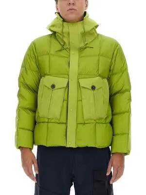 TEN C Tempest Combo Jacket - Green