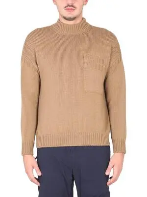 TEN C Turtleneck Shirt - Beige