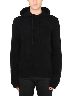 TEN C Hooded Sweatshirt - Black