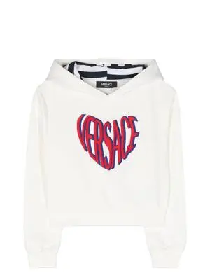 Versace Cotton Sweatshirt - White