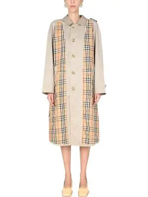 1/OFF Remade Burberry Classic Trench - Multicolour