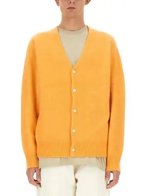 STÃ¼SSY Buttoned Cardigan - Orange