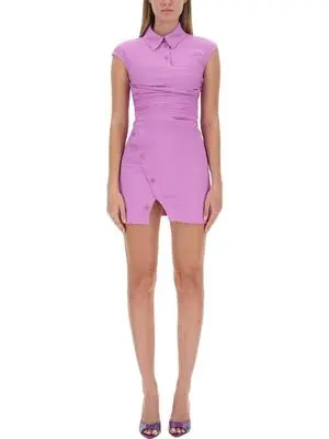Moschino Drape Dress - Pink