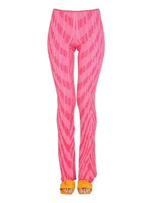 Philosophy Di Lorenzo Serafini Striped Pattern High-waisted Pants - Pink