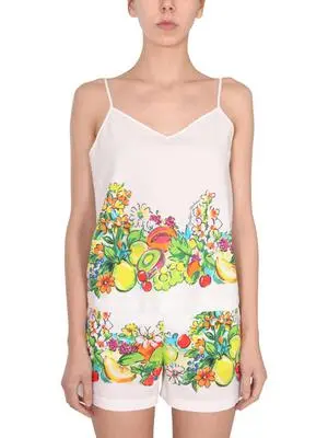 Moschino Floral Print Top - Multicolour