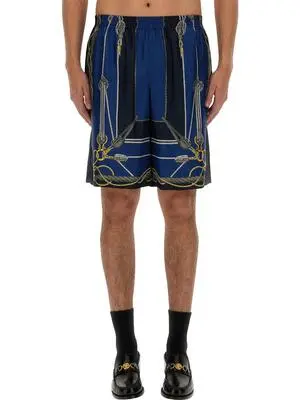 Versace Twill Bermuda Shorts - Multicolour