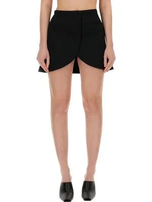 COURREGES Ellipse Mini Skirt - Black