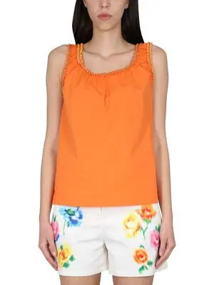 Moschino Cotton Top - Orange