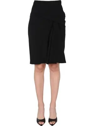 Versace Midi Skirt - Black