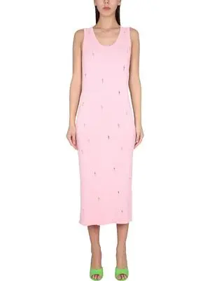 BARROW Viscose Dress - Pink