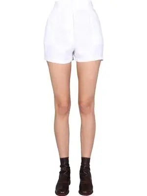 Aspesi Wide Leg Shorts - White