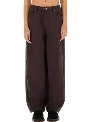 Remain Birger Christensen Wide Leg Pants - Brown