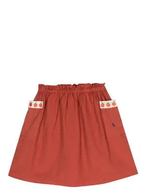 BOBO CHOSES Pockets Woven Skirt - Red