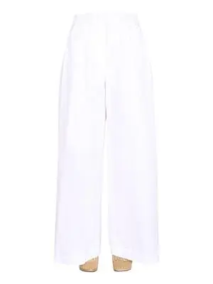 Aspesi Wide Leg Trousers - White