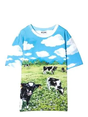 Moschino Printed T-Shirt Multicolour