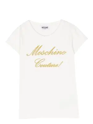 Moschino Short Sleeve Logo T-shirt - White