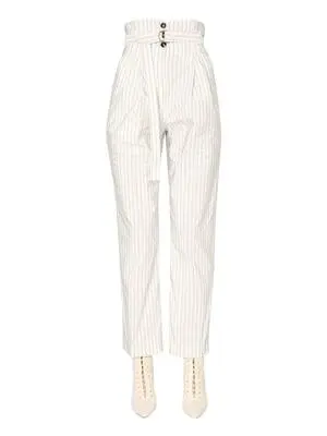 Philosophy Di Lorenzo Serafini Taffeta Trousers - White