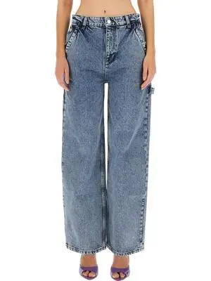 Moschino Wide-leg Jeans - Blue